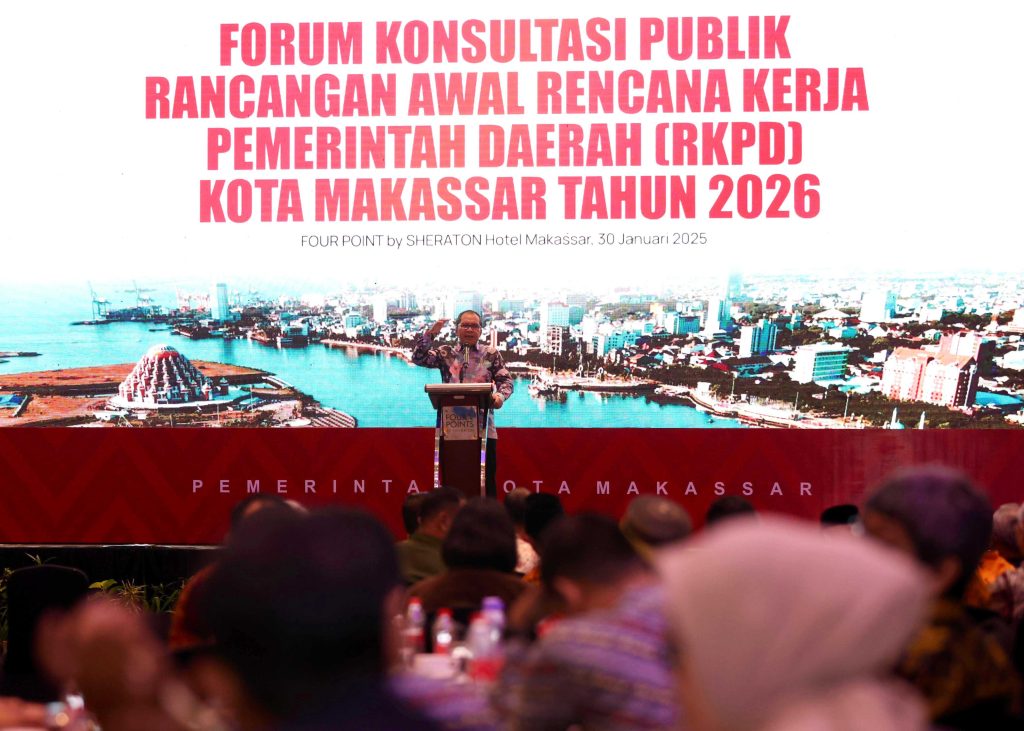 Danny Pomanto Buka Forum Konsultasi Publik Rancangan Awal RKPD Kota Makassar Tahun 2026 - Portal ...